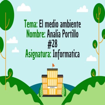 El medio ambiente. | PPTX