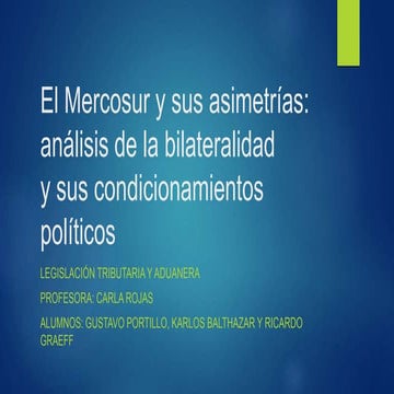 Presentacion mercosur | PPTX
