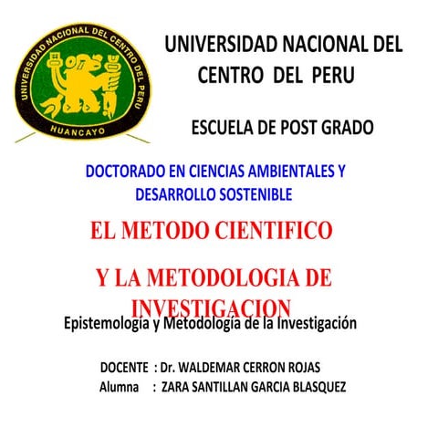 Diapositiva metodo cientifico | PPTX