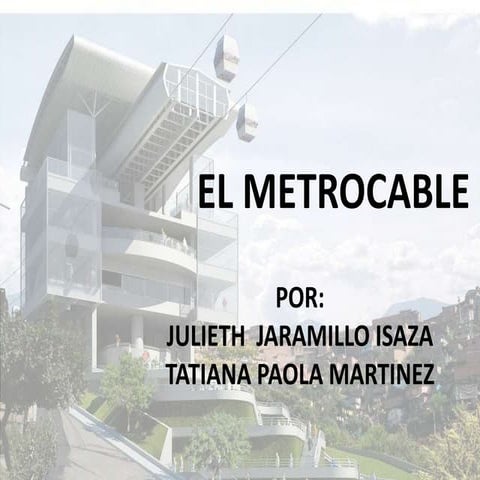 El Metrocable | PPTX