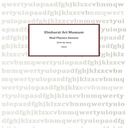 Elmhurst art museum | PDF