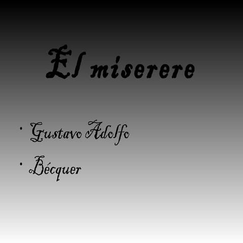 El miserere | ODP