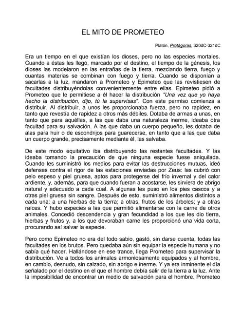 El mito de pandora | PDF