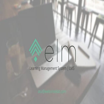 E- Learning Management System ELM-LMS | PDF