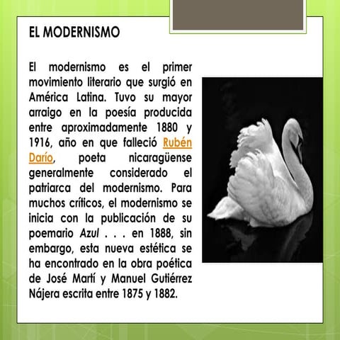El modernismo | PPTX