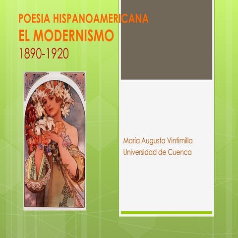 El modernismo hispanoamericano | PPTX