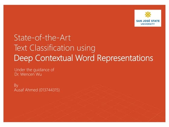 Deep Contextualized Word Representations Snlp2018 Ppt