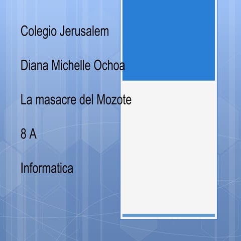 El mozote | PPTX