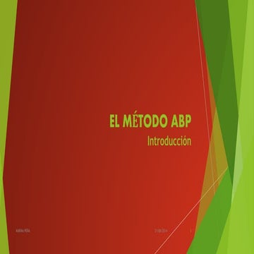 El método abp | PPTX