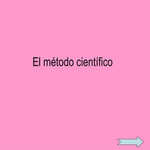 El método científico.ppt salter y bereny | PPT