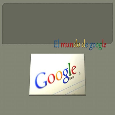Que es google | DOCX