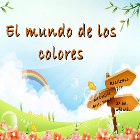 El mundo de los colores para infantil | PPS