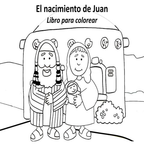 Nacimiento De Jesus Para Colorear