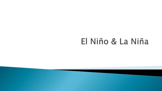 El nino powerpoint | PPT