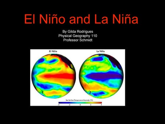 El Niño & La Niña | PPTX | Weather | Science