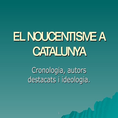 El Noucentisme A Catalunya Pp | PPT