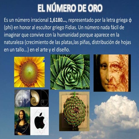 El numero de oro, por alumnos de 3º ESO | PPTX