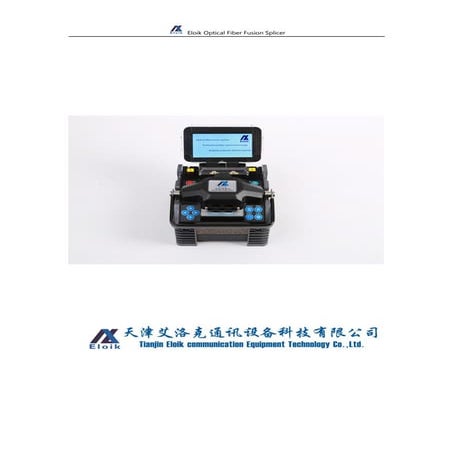 Eloik fiber optic fusion splicer alk 88doc | PDF