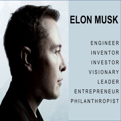 Elon musk History, Life lessons, Management Principles | PPTX