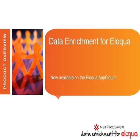 NetProspex, Eloqua Data Enrichment | PPT