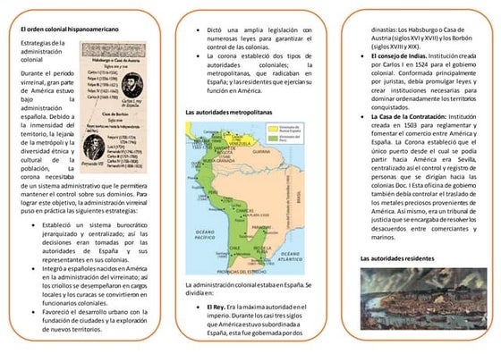 El orden colonial | PPT