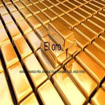 El oro y el cuarzo rosa | PPTX
