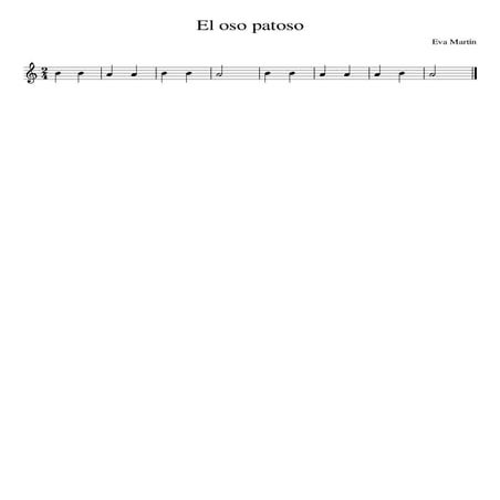 El oso patoso | PDF