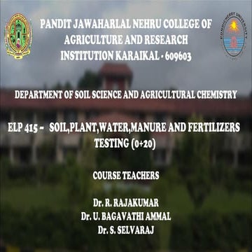 Soil Biological Quality Indices And Interpretation Ppt Pptx