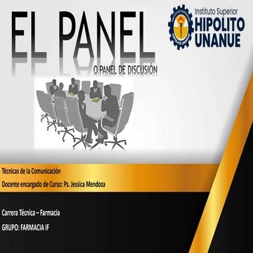 EL PANEL O PANEL DE DISCUSION.pptx