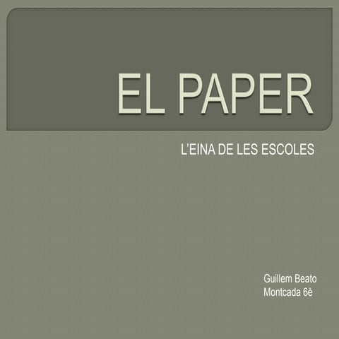 El paper | PPT