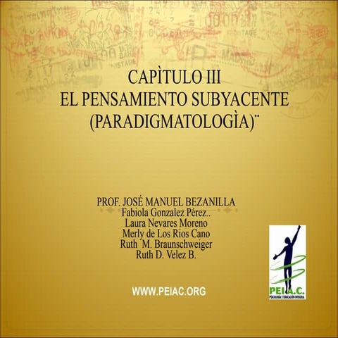 El Pensamiento Subyacente | PPT