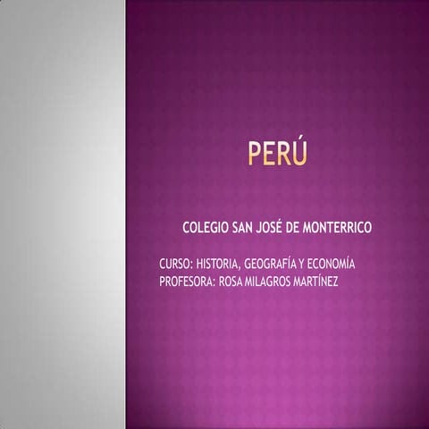 Peru powerpoint | PPTX