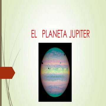 El planeta jupiter | PPTX