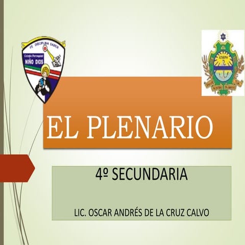 El plenario | PPTX