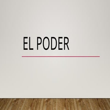 El Poder su definicion y clasificacion.pptx