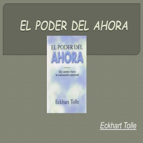 El poder del ahora! | PPTX