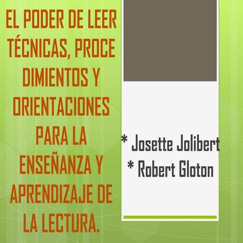 El poder de leer | PPTX