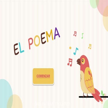 Presentación de texto: poema para educación básica | PPTX