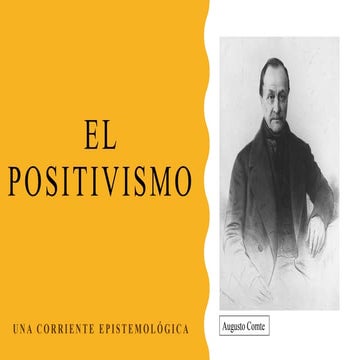 EL POSITIVISMO | PDF