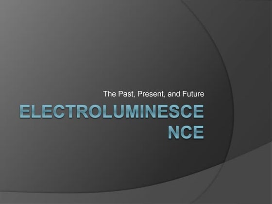 Electrochemiluminescent (ecl) | PPT