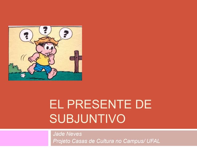 Presente de Subjuntivo. Verbos irregulares | PPT