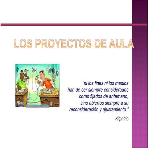 El proyecto de aula | PPTX