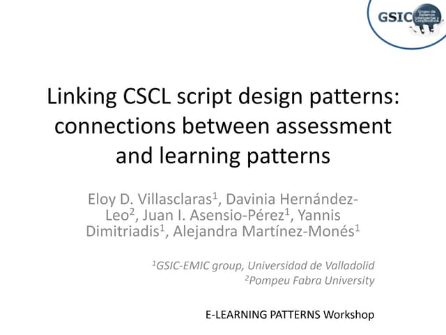 Grasps for assessment design | PPTX