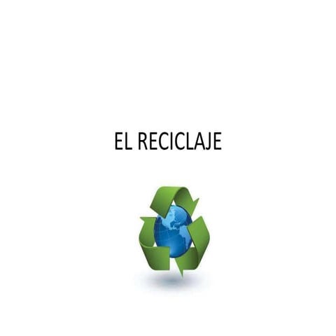El reciclaje | PPT