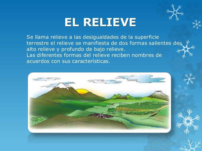El relieve