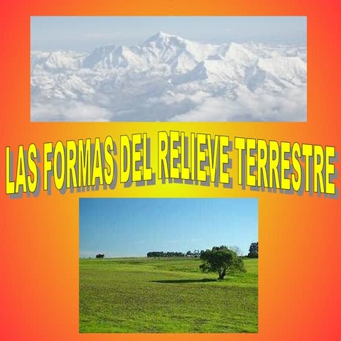 1º ESO. Tema 2. El relieve | PDF