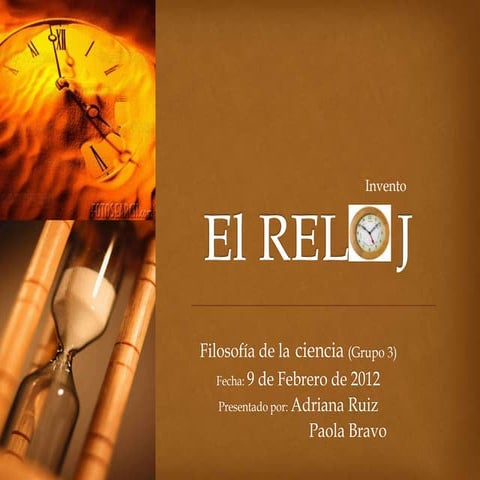 El reloj | PPTX