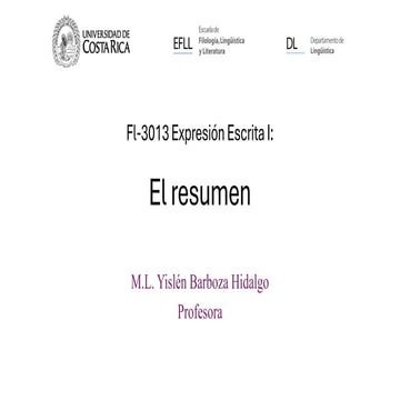Técnicas para construir un resumen: definición | PDF