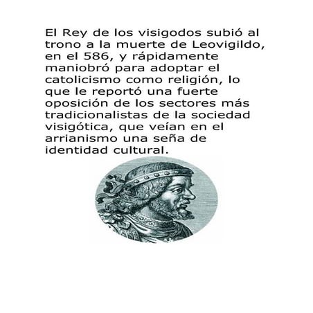Biografía de Recaredo. | DOC