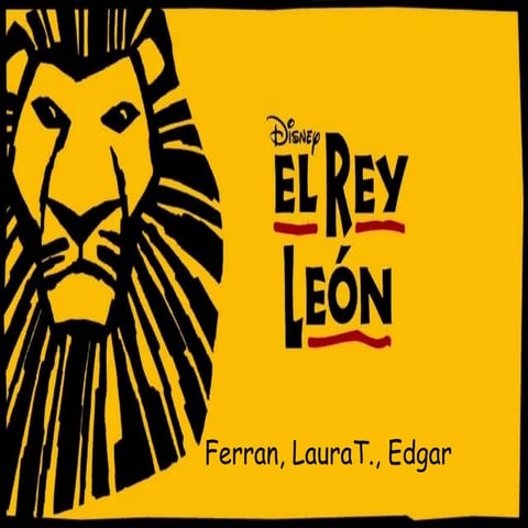 El rey león | PPTX